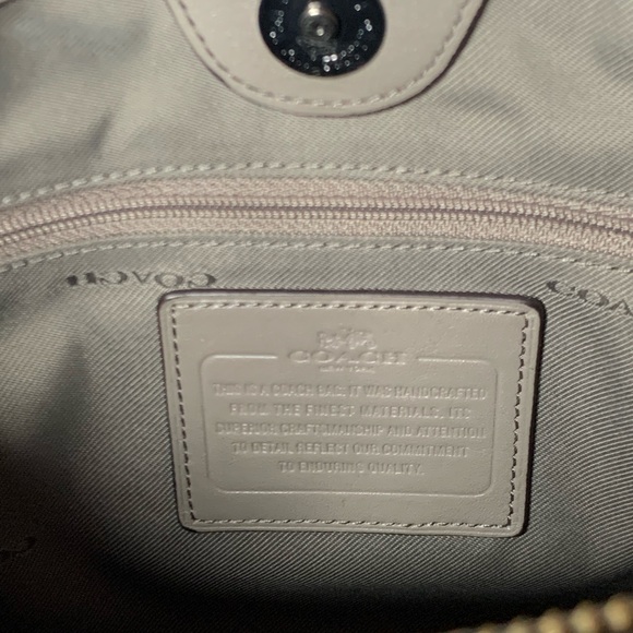 Coach | Bags | Coach Gray Leather Tote Bag | Poshmark